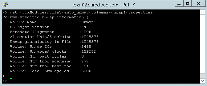 Whats New In Core Storage In Vsphere 67 Part V Rate Control For Automatic Vmfs Unmap Cody