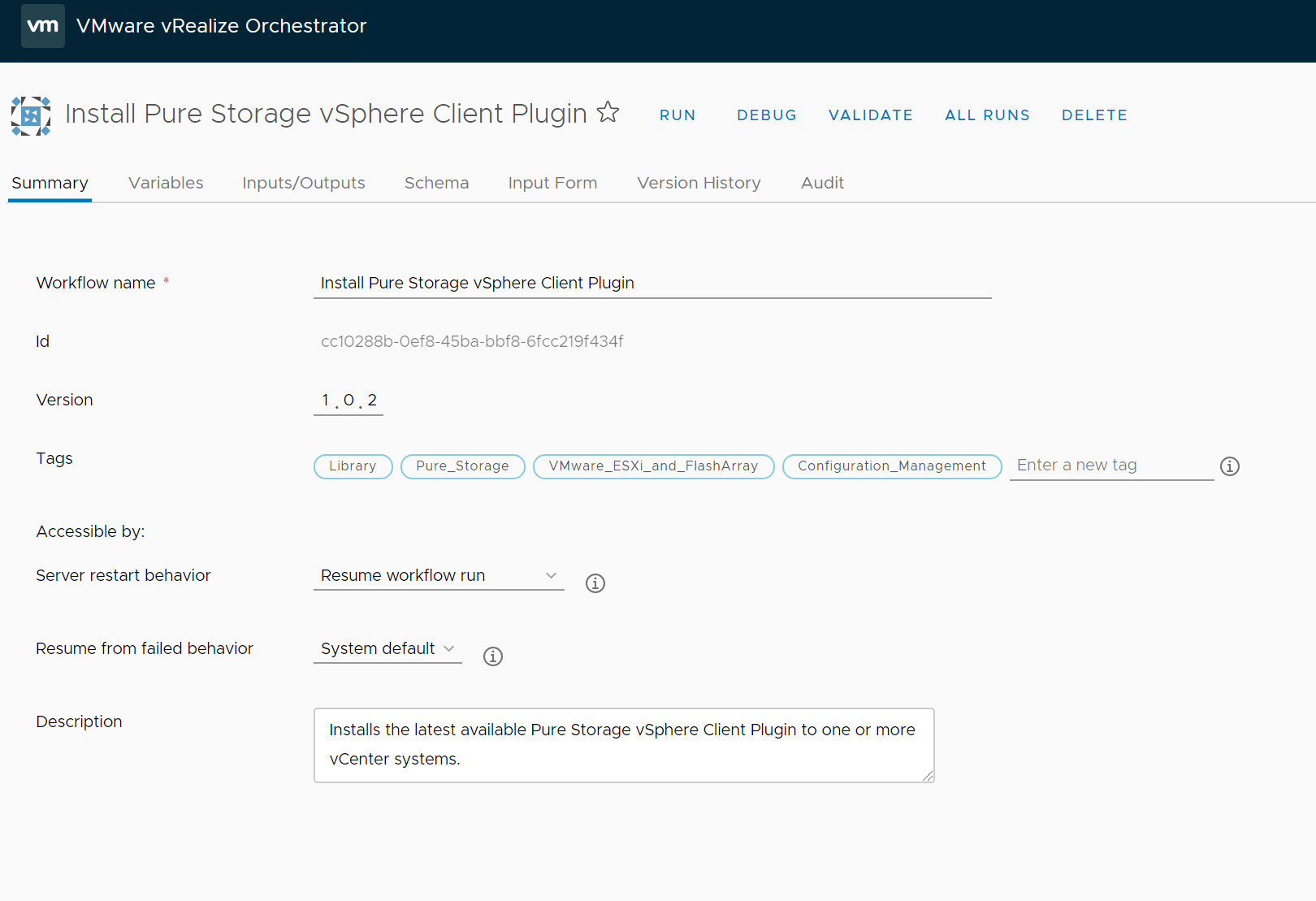 Installing The Pure Storage Vsphere Plugin With Vrealize Orchestrator Cody Hosterman