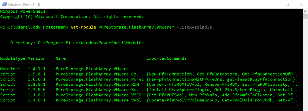 Pure Storage Flasharray Vmware Powershell Module Cody Hosterman