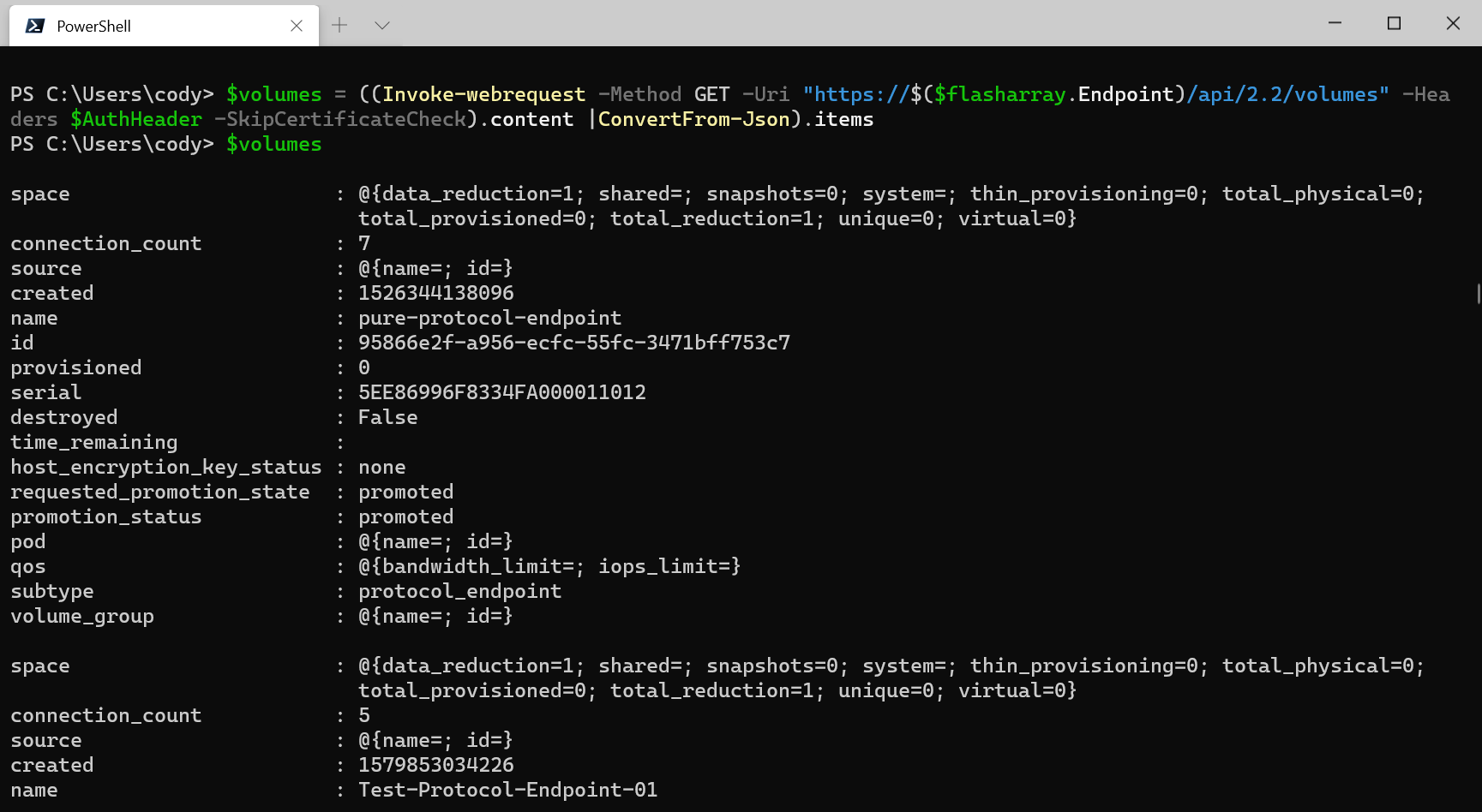 Powershell Authentication With Flasharray Rest 2x Cody Hosterman